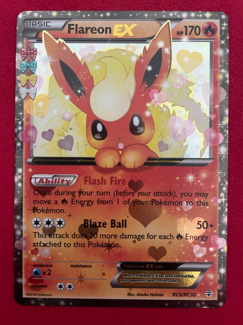 Flareon EX - RC6/RC32 - Ultra Rare PL Pokemon Generations, Hobbies ...