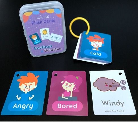Flash Card with Ring English Reading Learning Alphabet Letters ABC ...