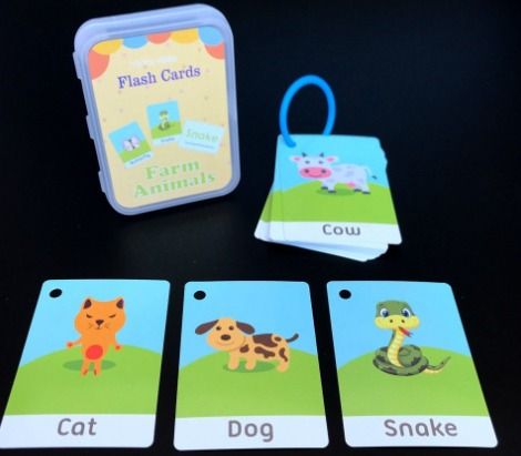 Flash Card with Ring English Reading Learning Alphabet Letters ABC ...