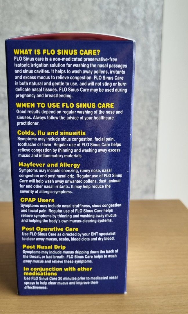 Flo Sinus Care Starter Kit, Health & Nutrition, Medical Supplies ...