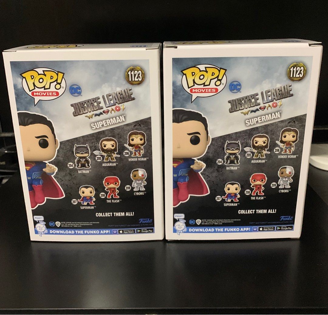 Funko pop: DC: Justice League Superman, AAA Exclusive with GITD Chase ...