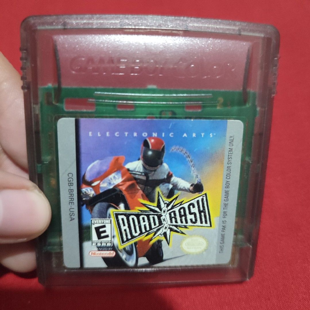 GAMEBOY ROAD RASH GAME, Video Gaming, Video Games, Nintendo on Carousell