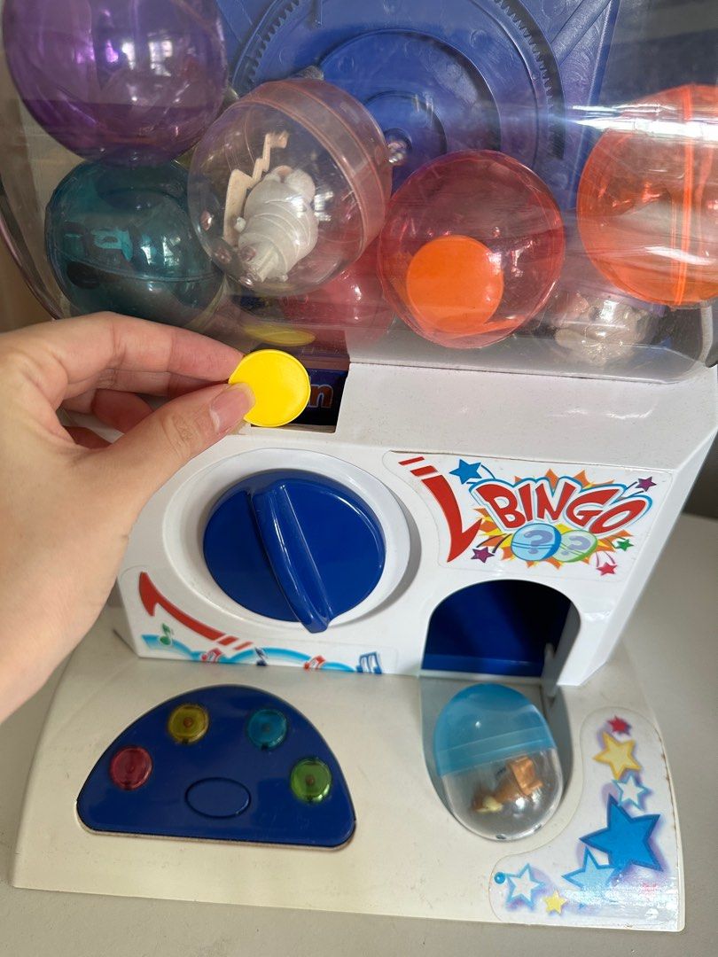 Gachapon coin capsules ball machine kids toy, Hobbies & Toys, Toys ...