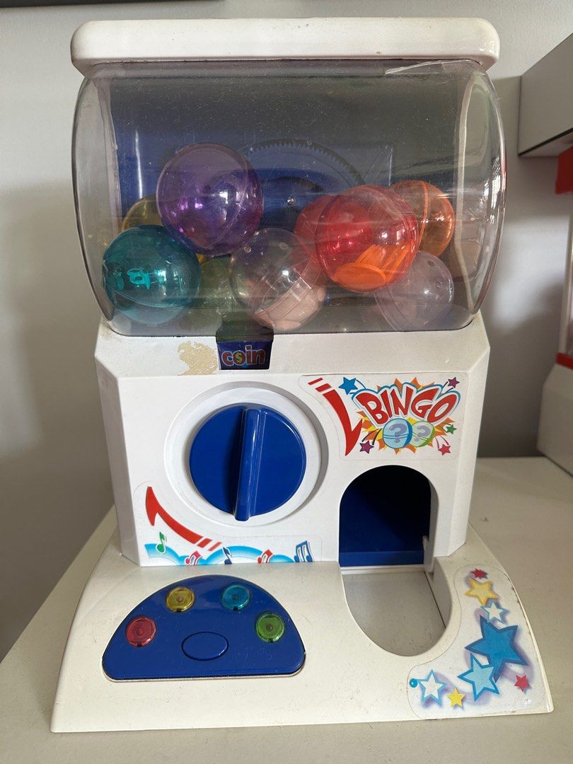 Gachapon coin capsules ball machine kids toy, Hobbies & Toys, Toys ...