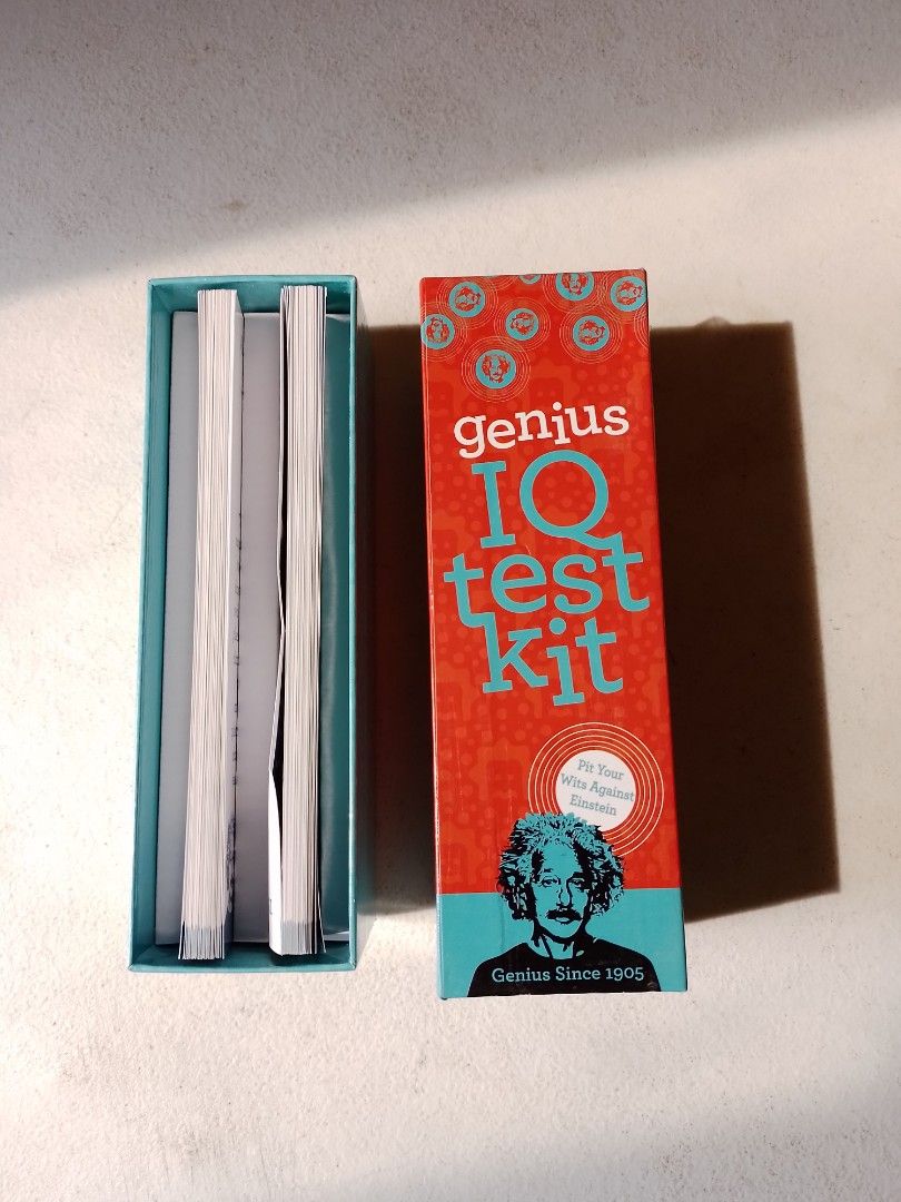 Genuis IQ test Kit, Hobbies & Toys, Toys & Games on Carousell