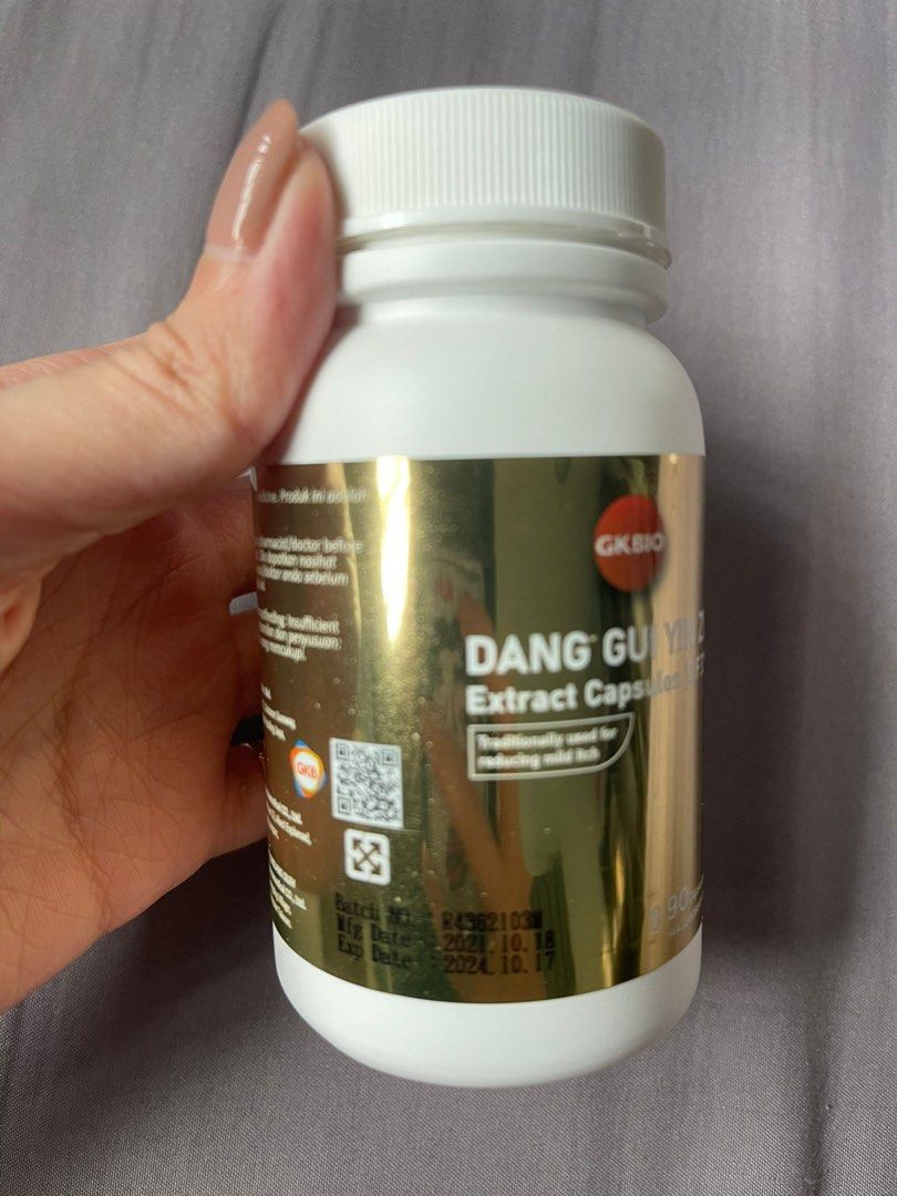 GK Bio Dang Gui Yin Zi Extract Capsule C.F.T, Health & Nutrition ...