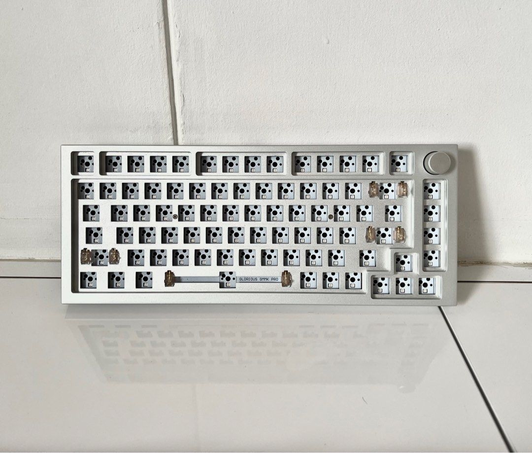 GMMK Pro 75% Keyboard Kit White Ice, Computers & Tech, Parts & Accessories, Computer Keyboard on ...