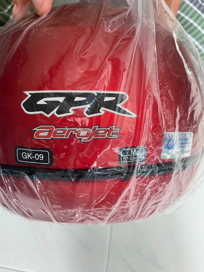 GPR Aerojet GK09 Helmet Medium, Motorcycles, Motorcycle Apparel on ...