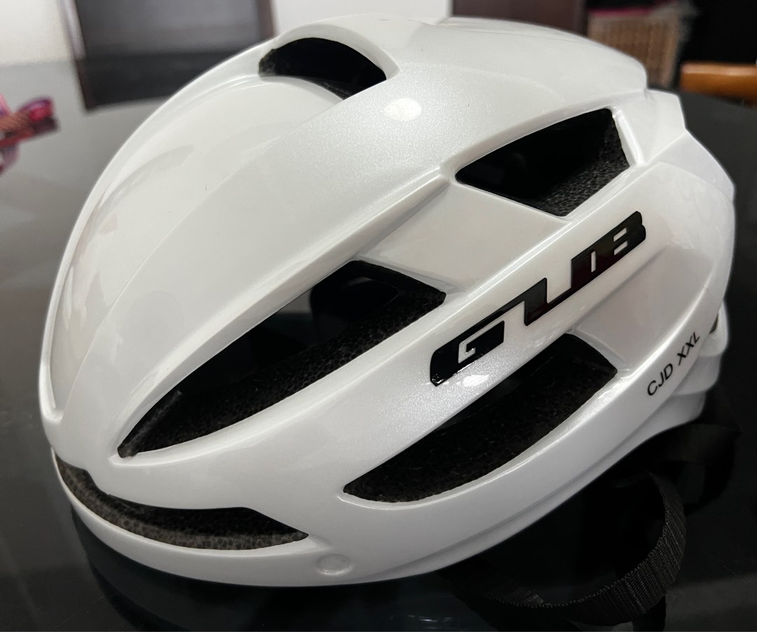 GUB Bike Helmet Model CJD XXL with Visor and helmet-mounted rear Light ...