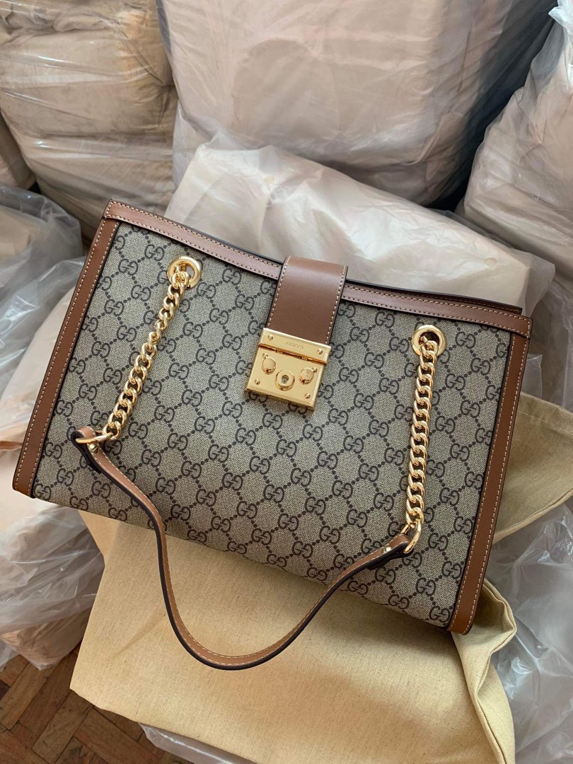 Gucci 34 cm on hand, Luxury, Bags & Wallets on Carousell