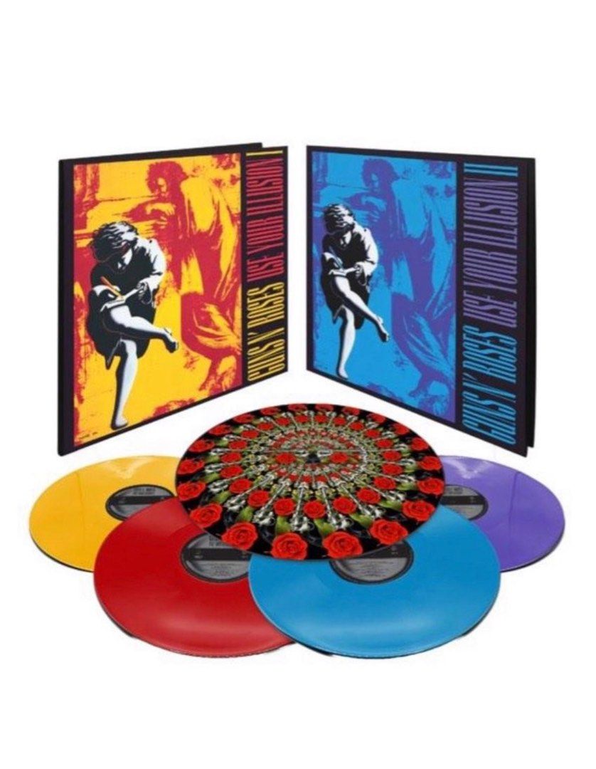 (Numbered 5,000 box sets) GUNS N' ROSES Vinyl 30th Anniversary Use Your ...
