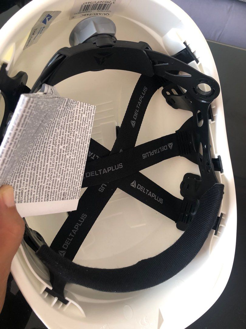 Hardhat (white) - DeltaPlus, Everything Else on Carousell