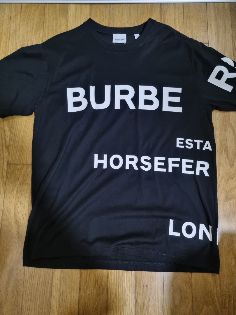 Burberry Horseferry Print Cotton Oversized T-shirt men, Men's Fashion, Tops & Sets, Tshirts ...