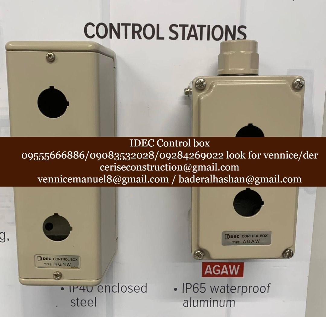 IDEC control box, Commercial & Industrial, Construction Tools ...