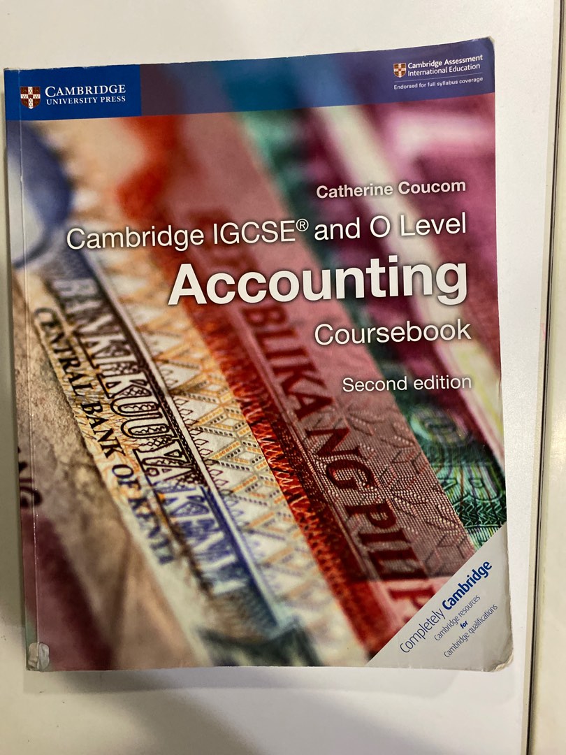 Igcse Accounting O Level Hobbies And Toys Books And Magazines Textbooks On Carousell