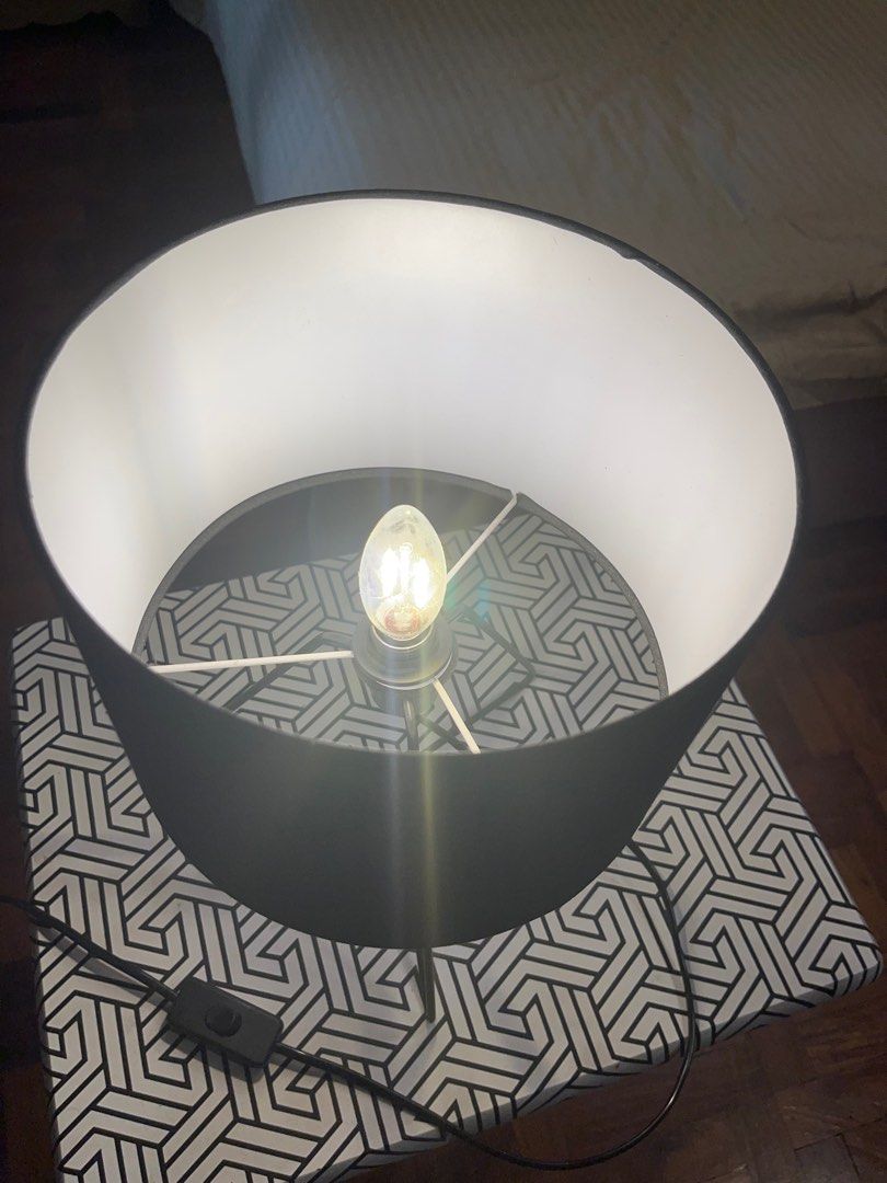 Ikea black lamp, Furniture & Home Living, Lighting & Fans, Lighting on ...
