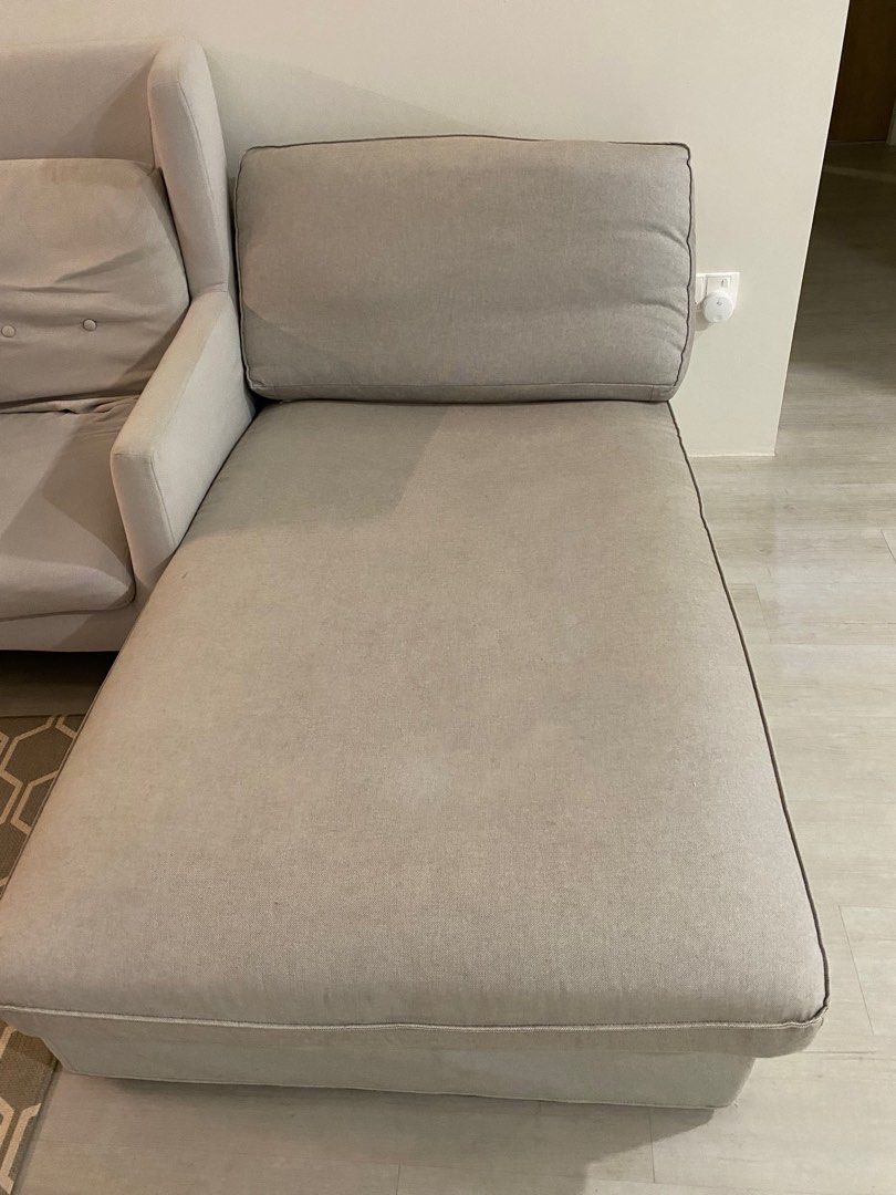 IKEA Kivik Chaise Lounge, Furniture & Home Living, Furniture, Sofas on ...