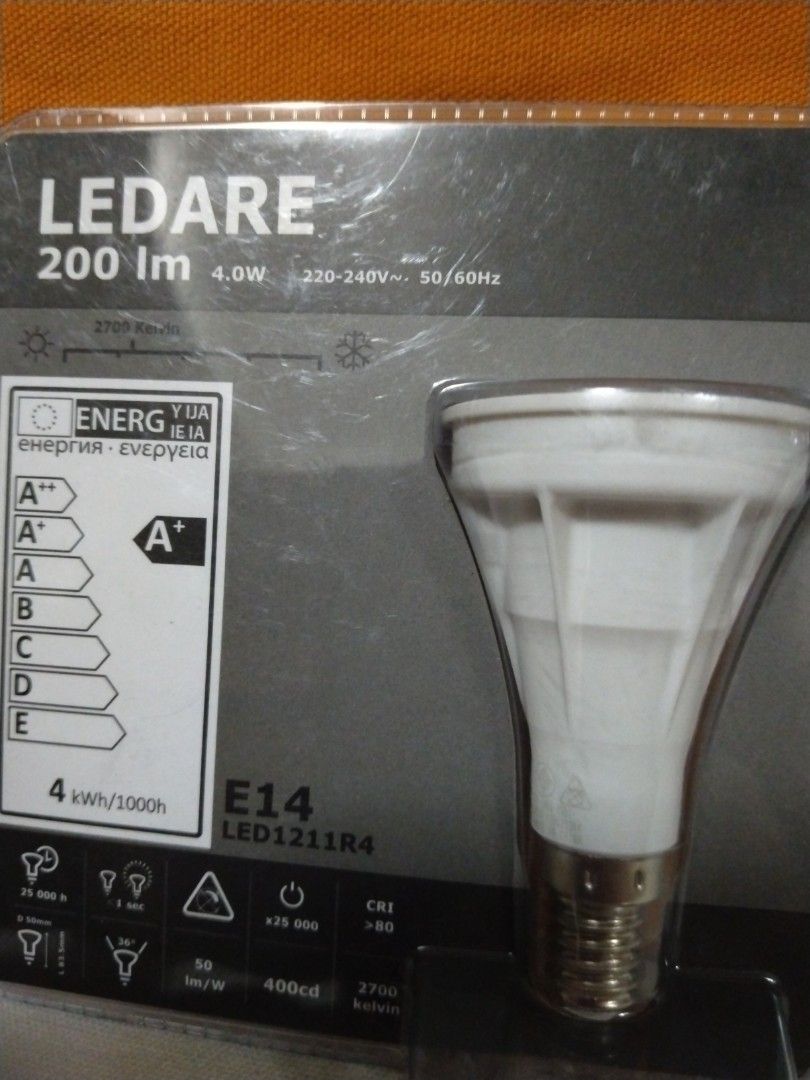 IKEA Ledare Led Bulbs, Furniture & Home Living, Lighting & Fans ...