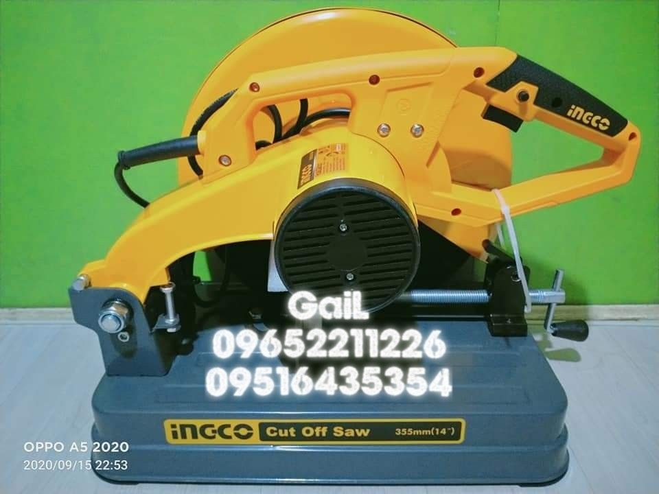 INGCO 2350W, 14" Cut Off Saw, Commercial & Industrial, Construction ...
