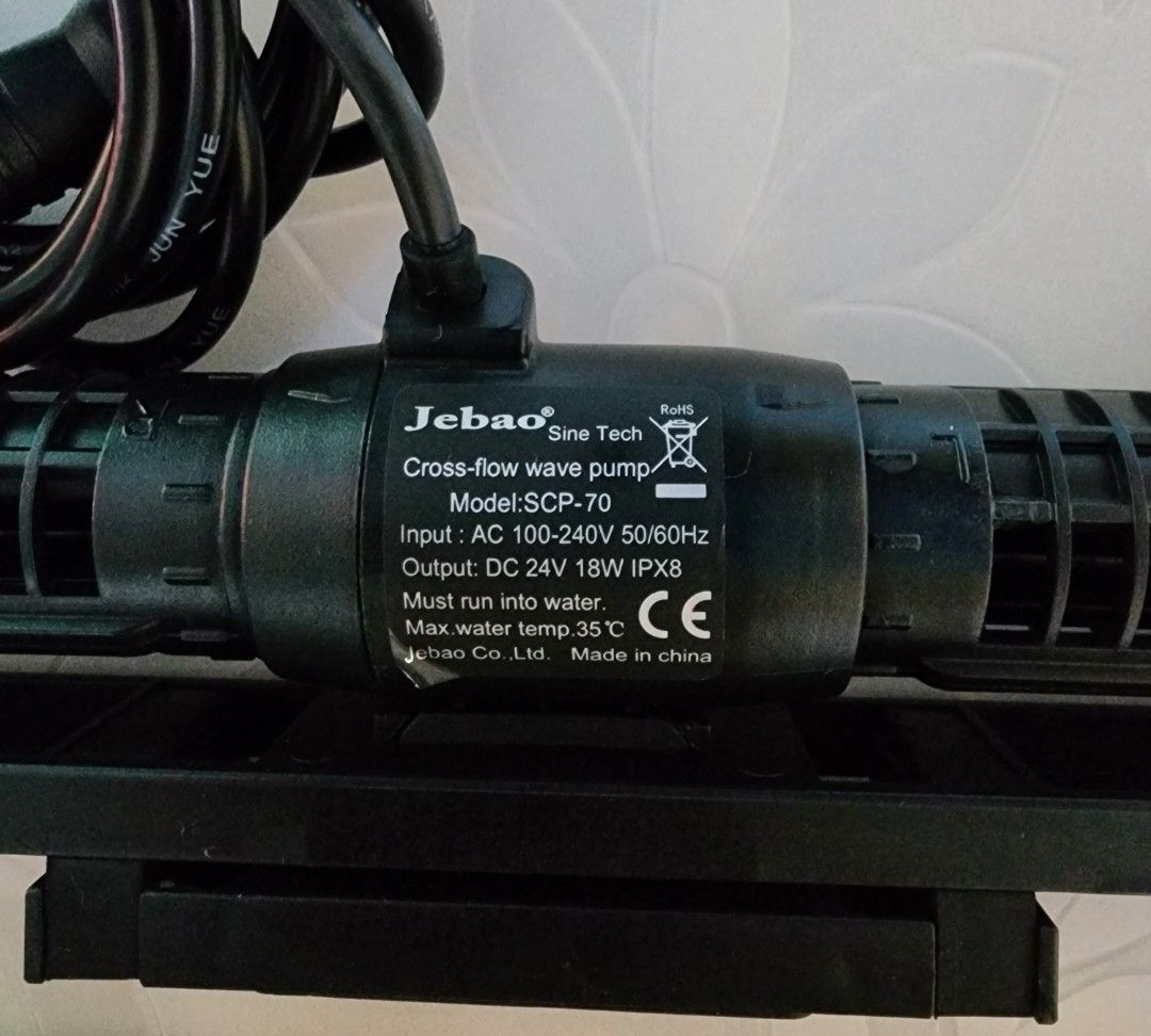 Jebao cross flow wavemaker scp-70, Pet Supplies, Homes & Other Pet Accessories on Carousell