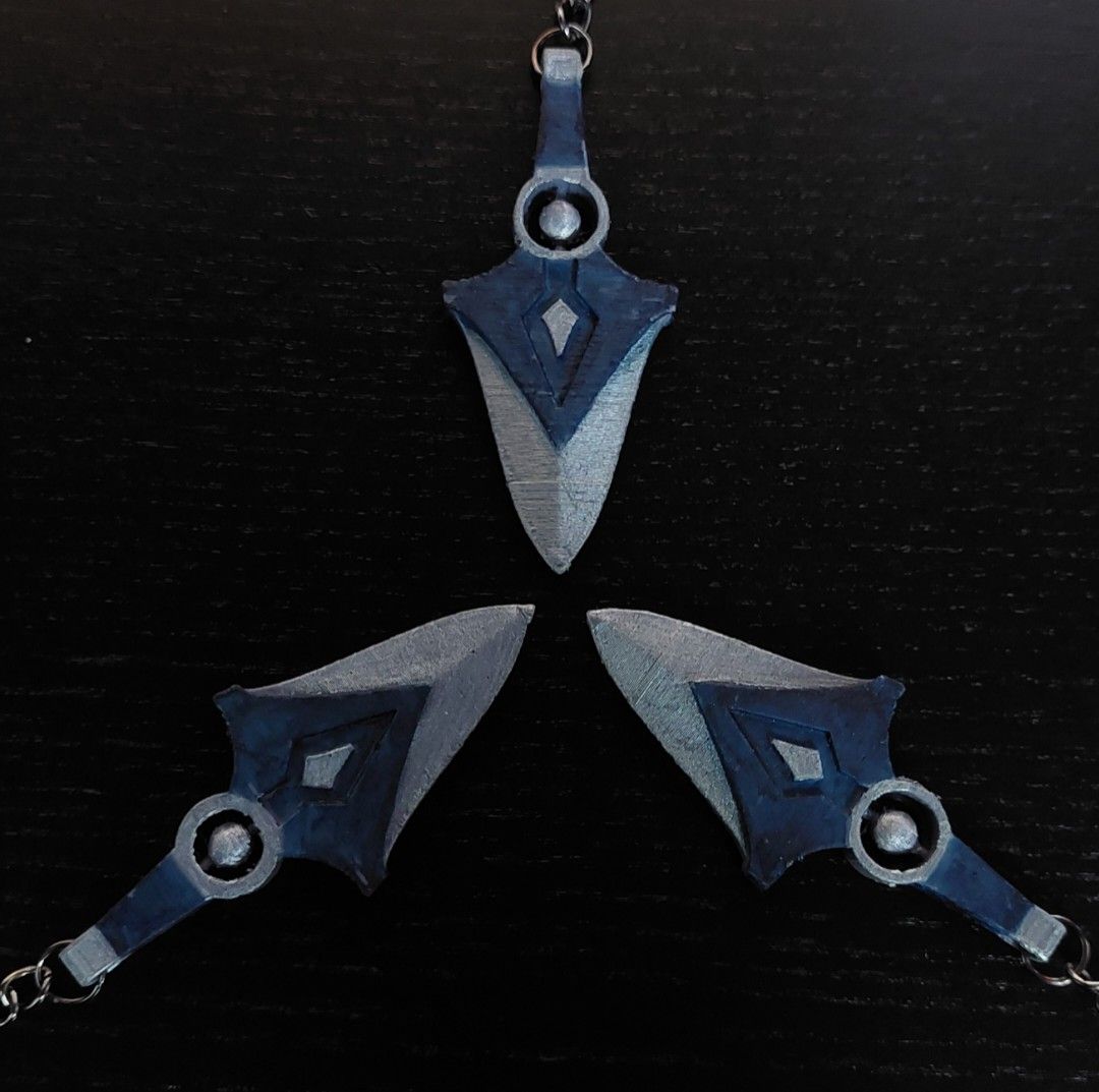 JETT KNIFE GUN BUDDY VALORANT (Custom), Hobbies & Toys, Stationery ...