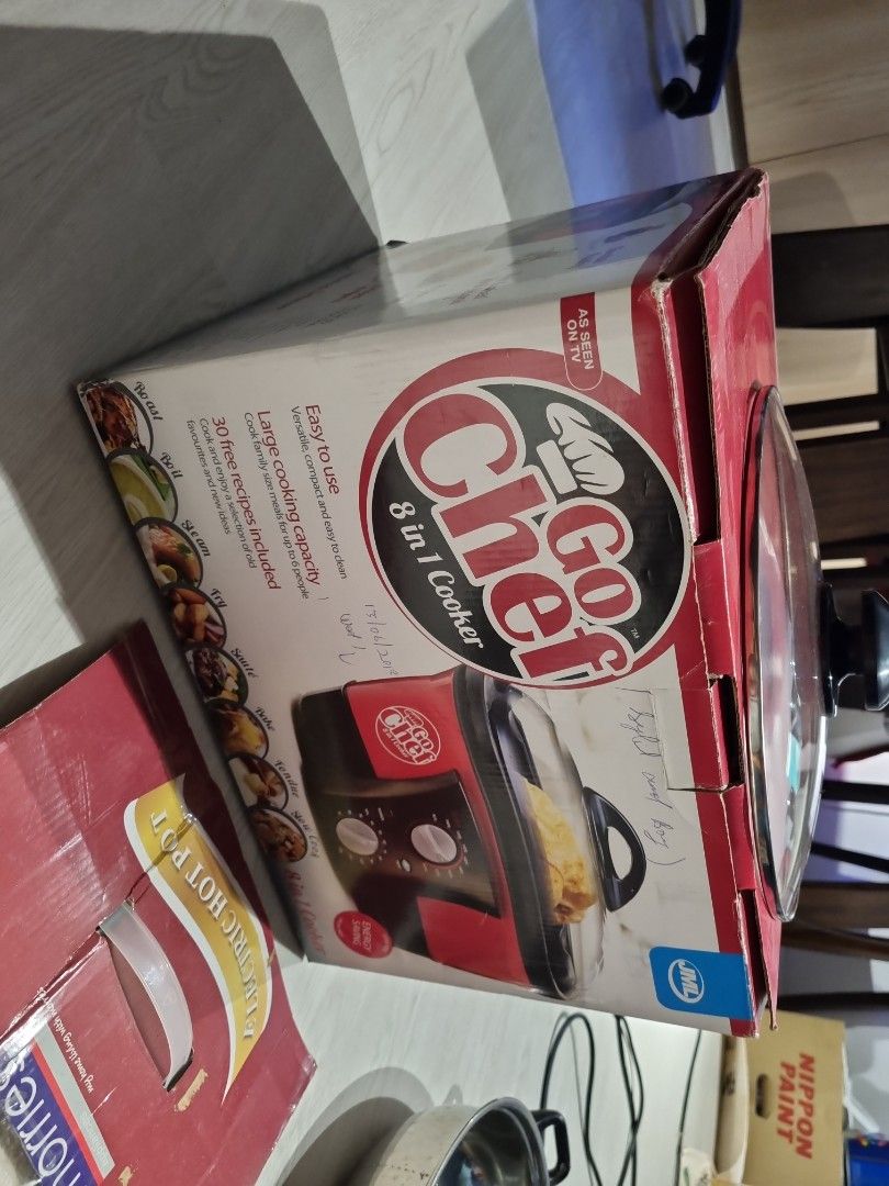 JML Go chef 8 in 1 multi cooker, TV & Home Appliances, Kitchen ...