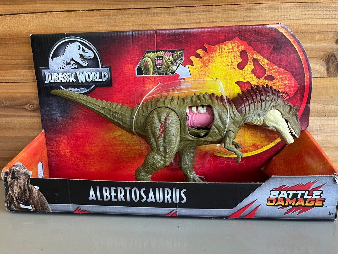 Jurassic World Battle Damage Albertosaurus 14-inch Dinosaur Action ...
