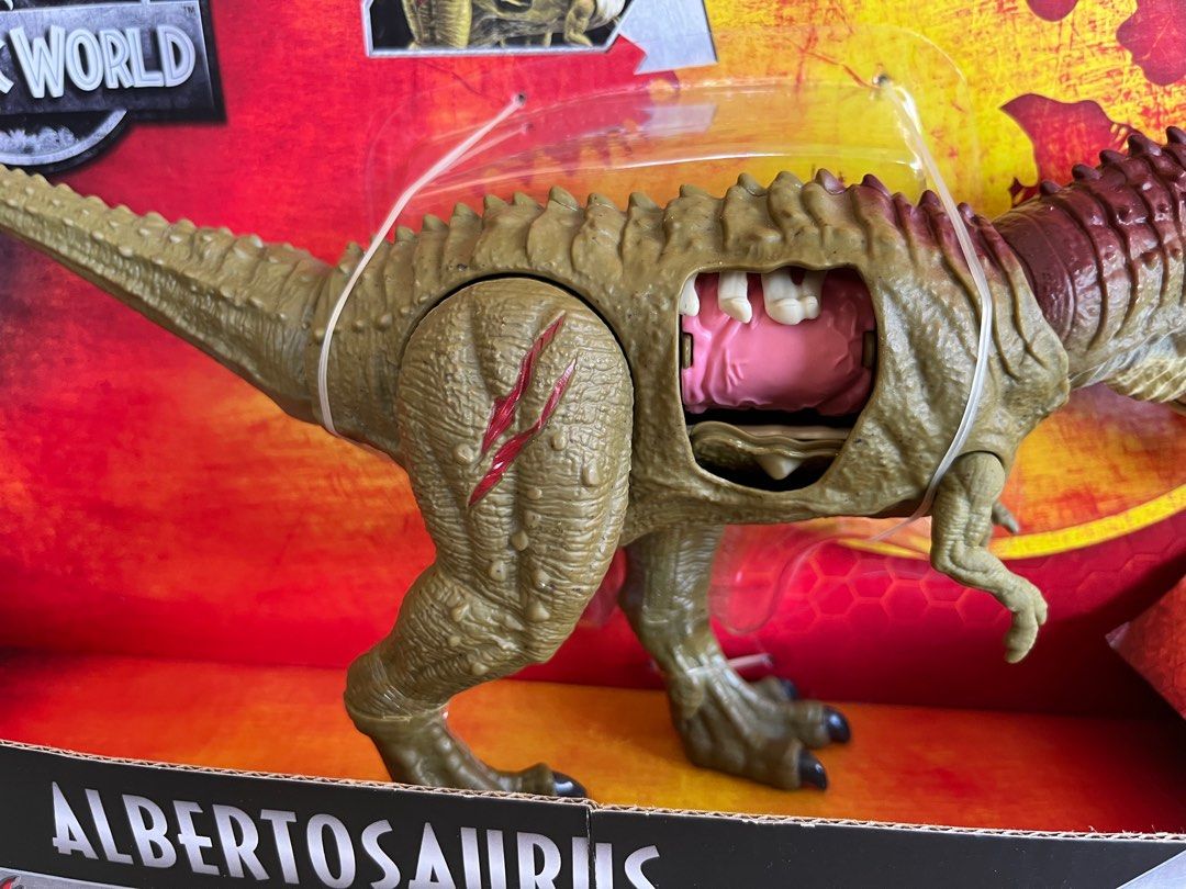 Jurassic World Battle Damage Albertosaurus 14-inch Dinosaur Action ...