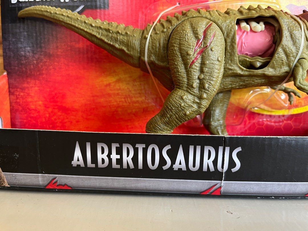 Jurassic World Battle Damage Albertosaurus 14-inch Dinosaur Action ...