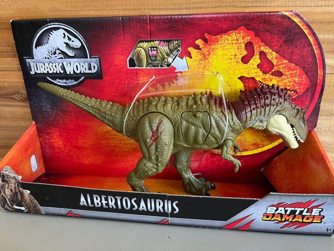 Jurassic World Battle Damage Albertosaurus 14-inch Dinosaur Action ...