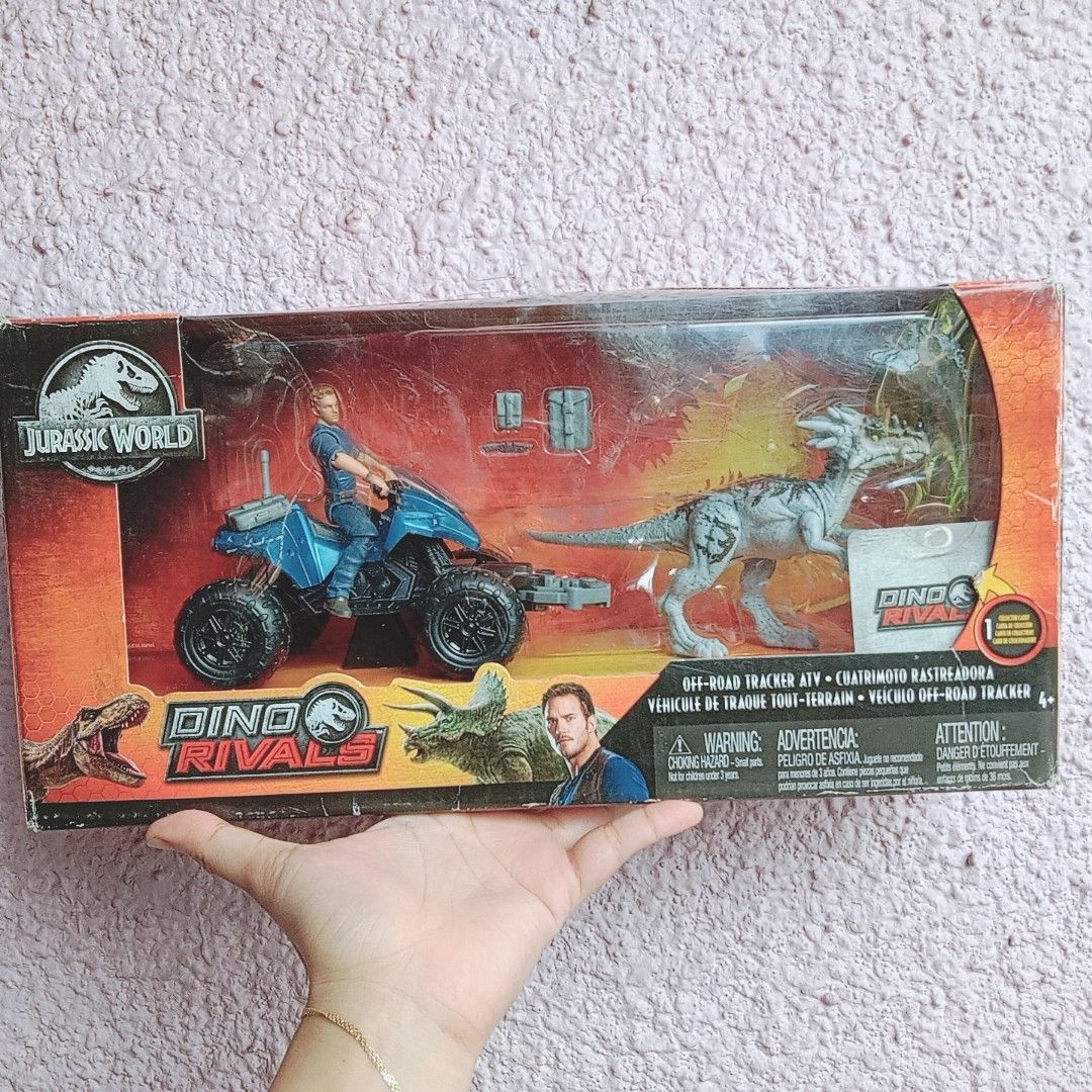 Jurassic World Dino Rivals Off-road Tracker ATV Dracorex Dinosaur ...
