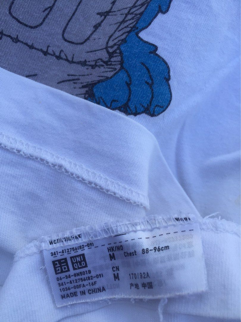 Kaws x Sesame Street Tee, Men's Fashion, Tops & Sets, Tshirts & Polo ...