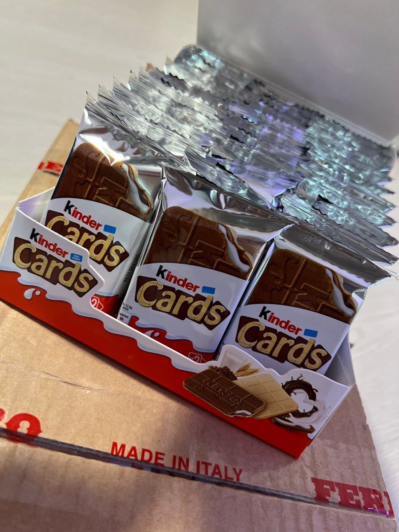 KINDER CARDS (HALAL), Food & Drinks, Other Food & Drinks on Carousell