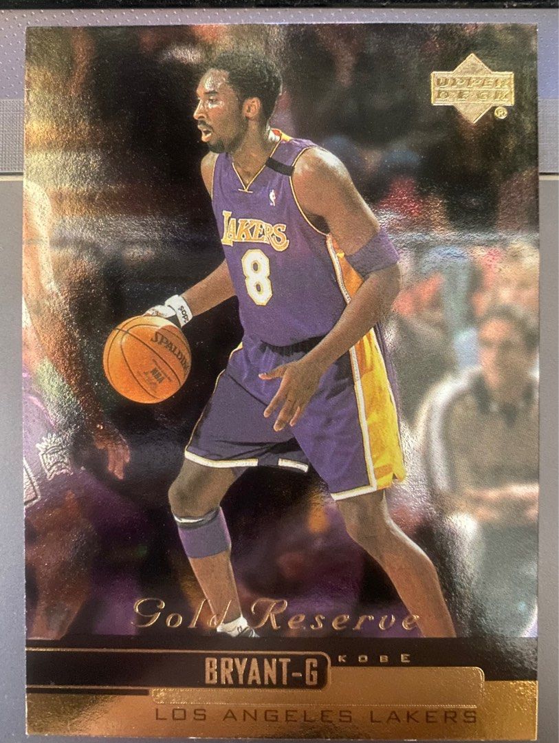 Kobe Bryant NBA Card Gold Reserve Checklist (Foil), Hobbies & Toys ...