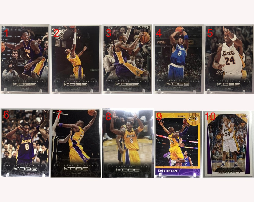 Kobe Bryant nba cards, Hobbies & Toys, Toys & Games on Carousell