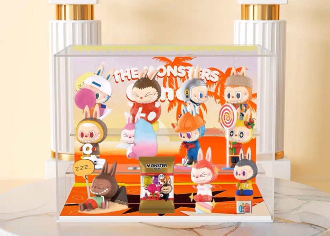 Labubu Acrylic Transparent Display Case popmart , Hobbies & Toys, Toys ...