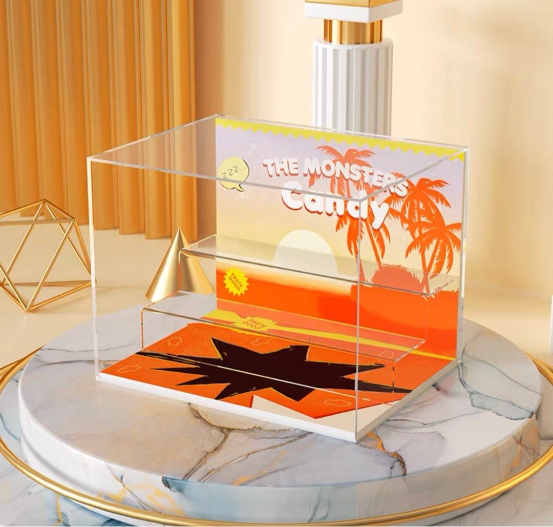 Labubu Acrylic Transparent Display Case popmart , Hobbies & Toys, Toys ...