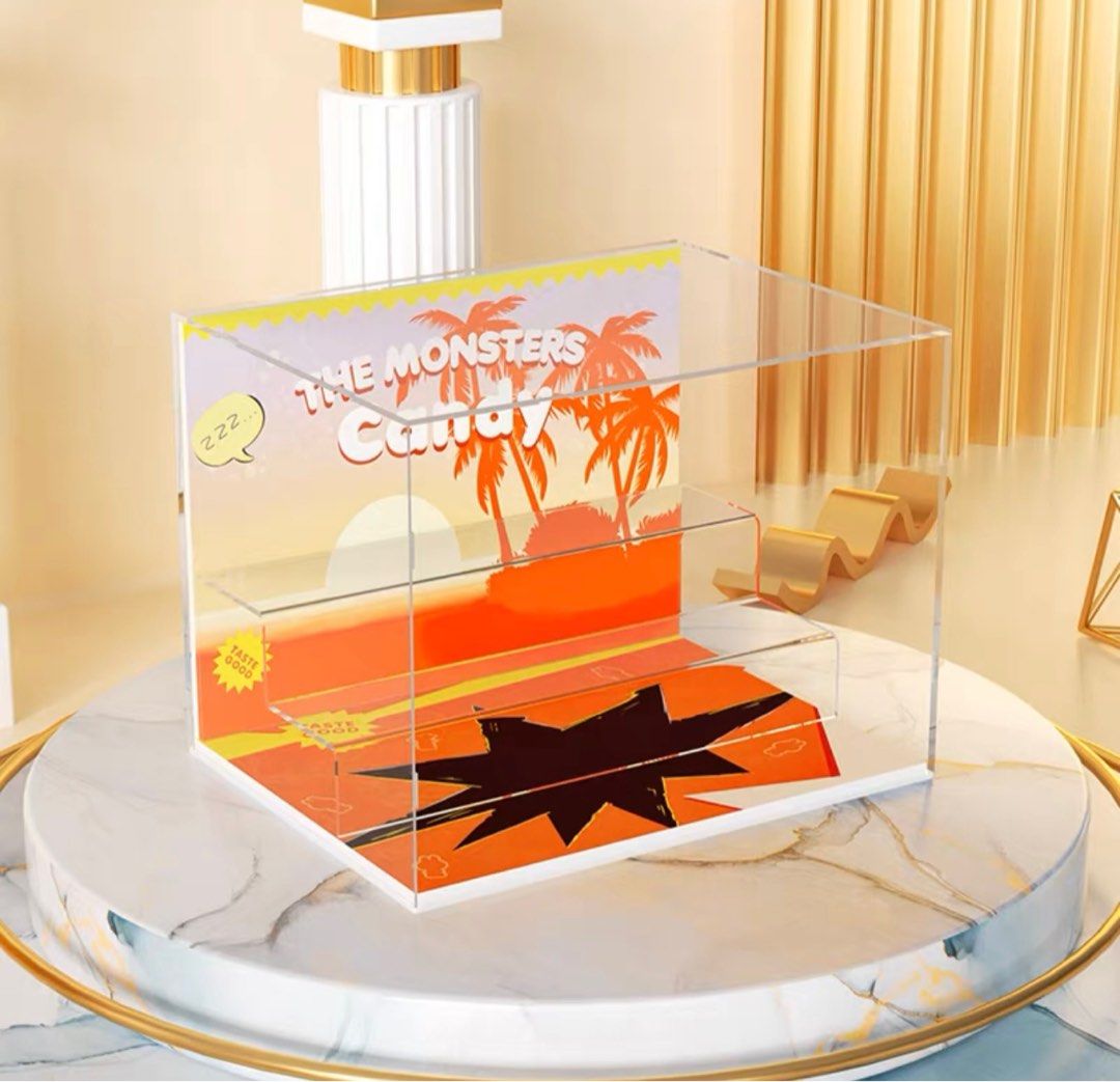 Labubu Acrylic Transparent Display Case popmart , Hobbies & Toys, Toys ...