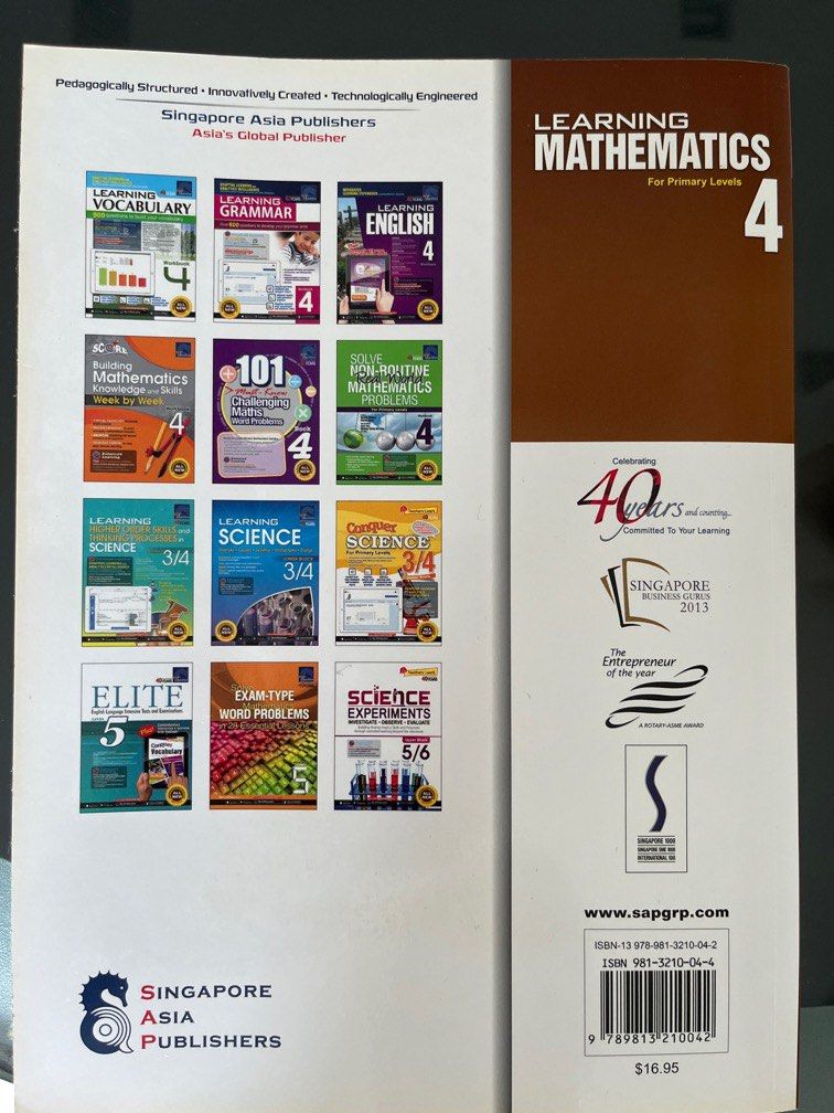 Learning Mathematics P4, Hobbies & Toys, Books & Magazines, Assessment ...