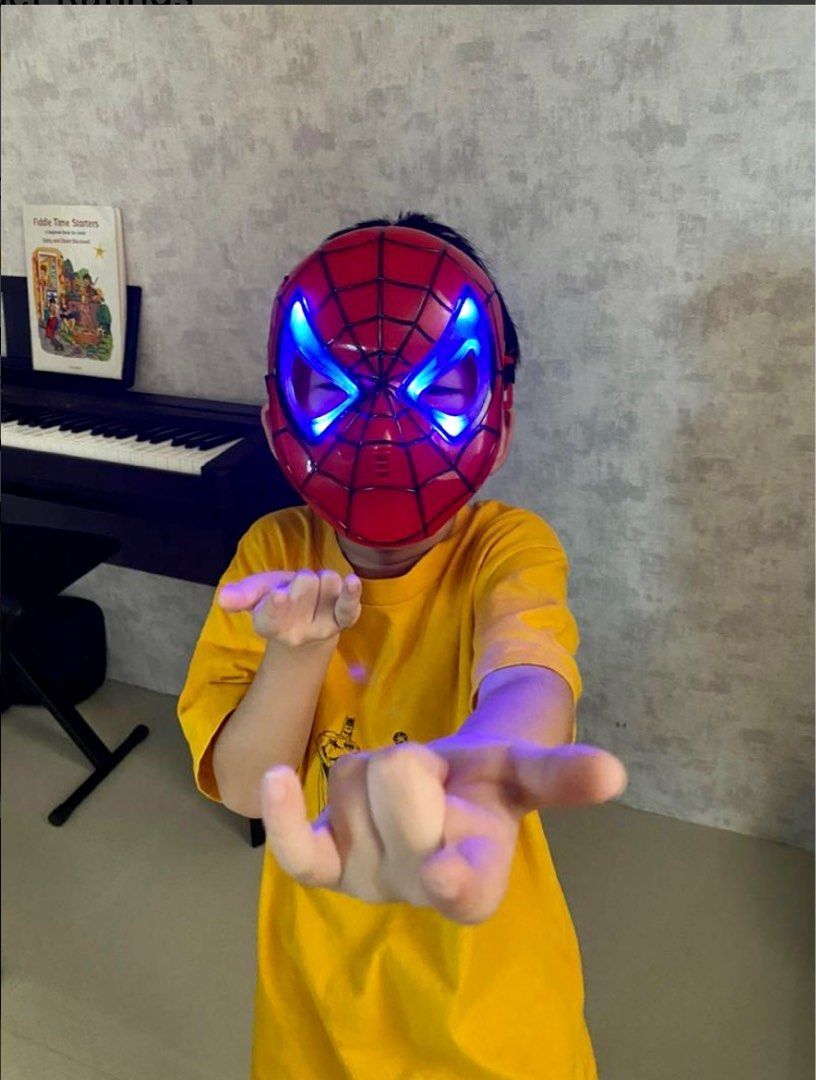 LED Super Heroes Mask Lighted Cartoon Masks Kids Toys, Hobbies & Toys ...