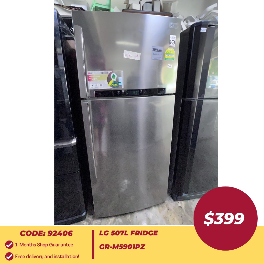 LG 507L Fridge GR-M5901PZ (92406), TV & Home Appliances, Kitchen Appliances, Refrigerators ...