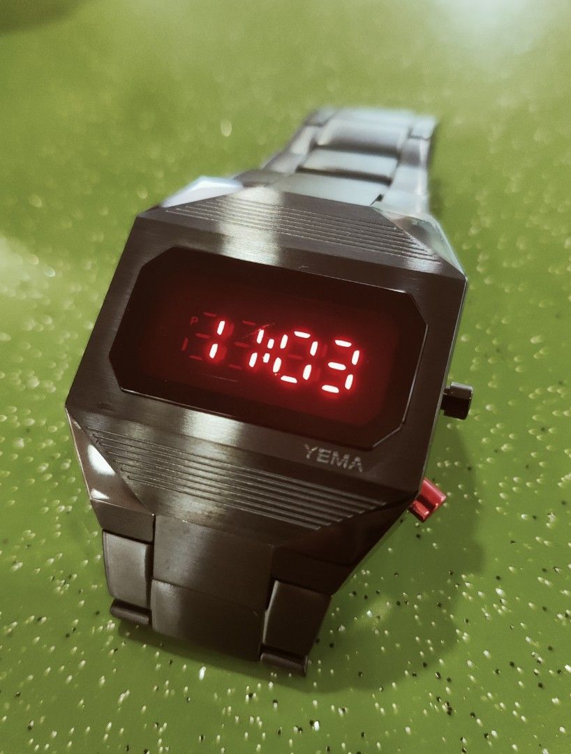 *LNIB* YEMA LED KAVINSKY BLACK LIMITED EDITION, Men's Fashion, Watches ...