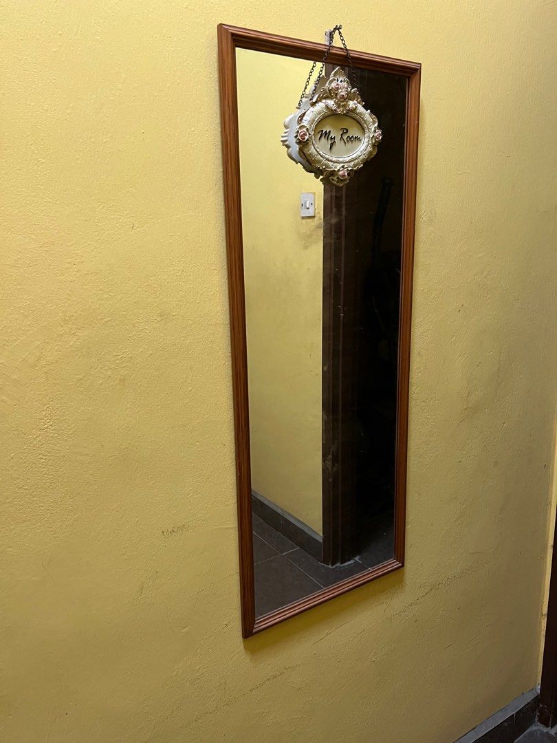 3 feet Hanging Mirror Frame, Furniture & Home Living, Home Decor, Wall ...