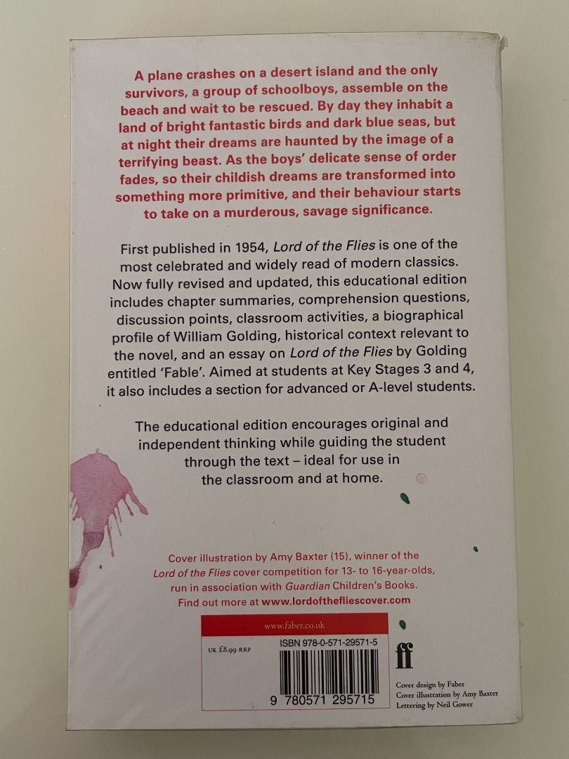 Lord Of The Flies by William Golding, Hobbies & Toys, Books & Magazines ...