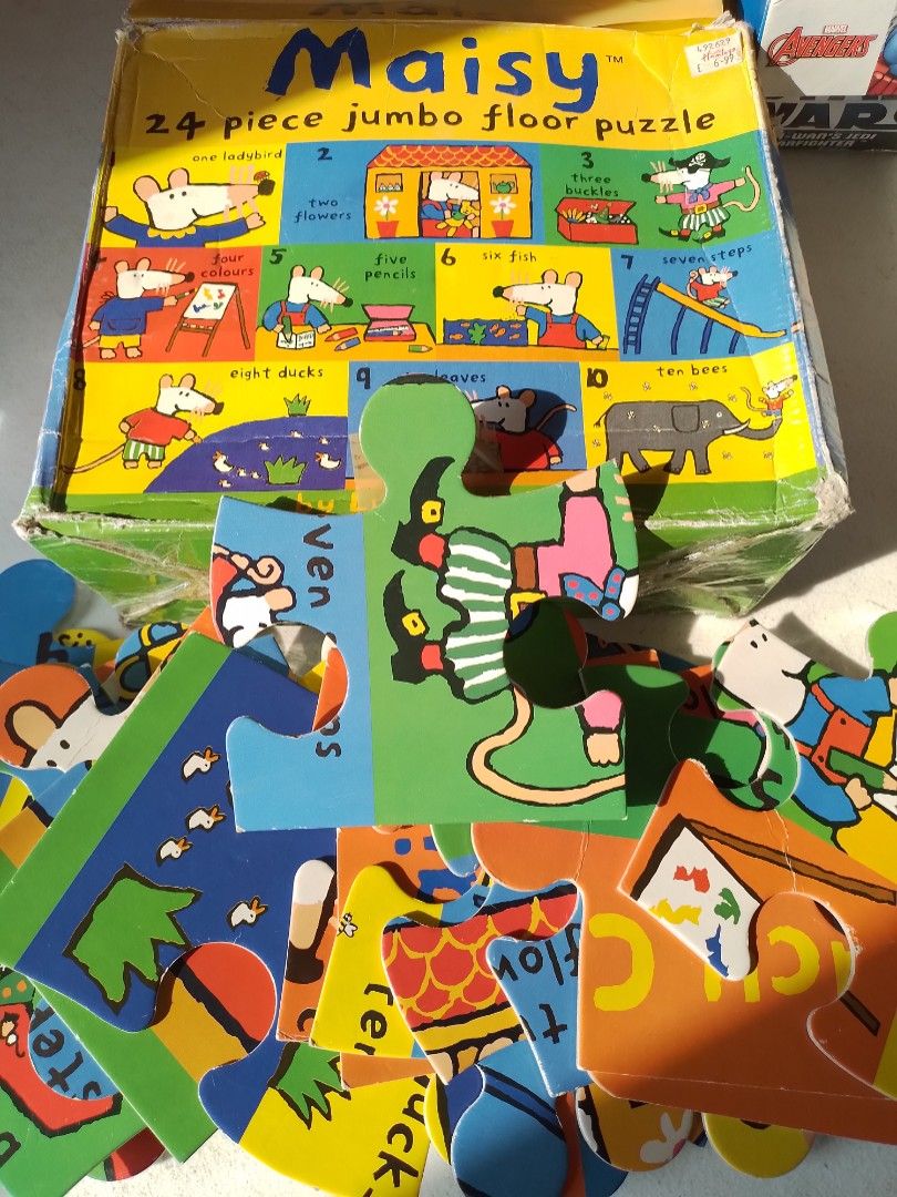 Maisy Jumbo floor puzzle, Hobbies & Toys, Toys & Games on Carousell