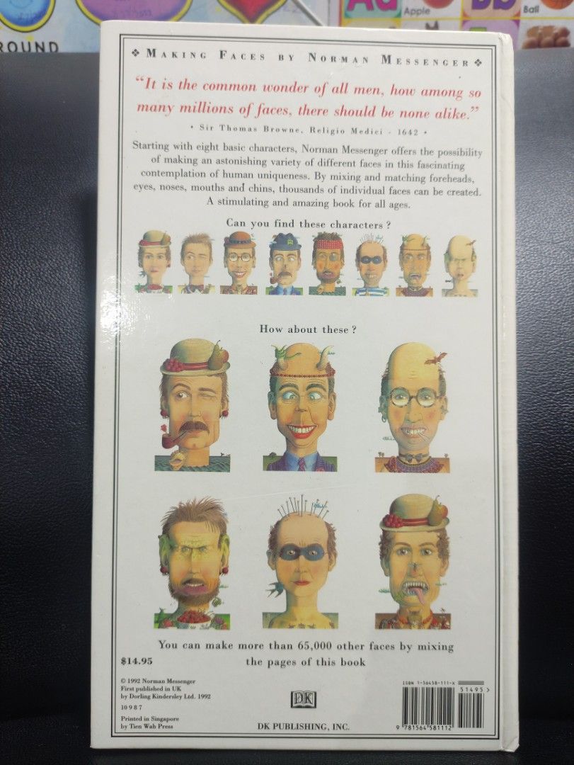 Making faces by Norman Messenger, Hobbies & Toys, Books & Magazines ...