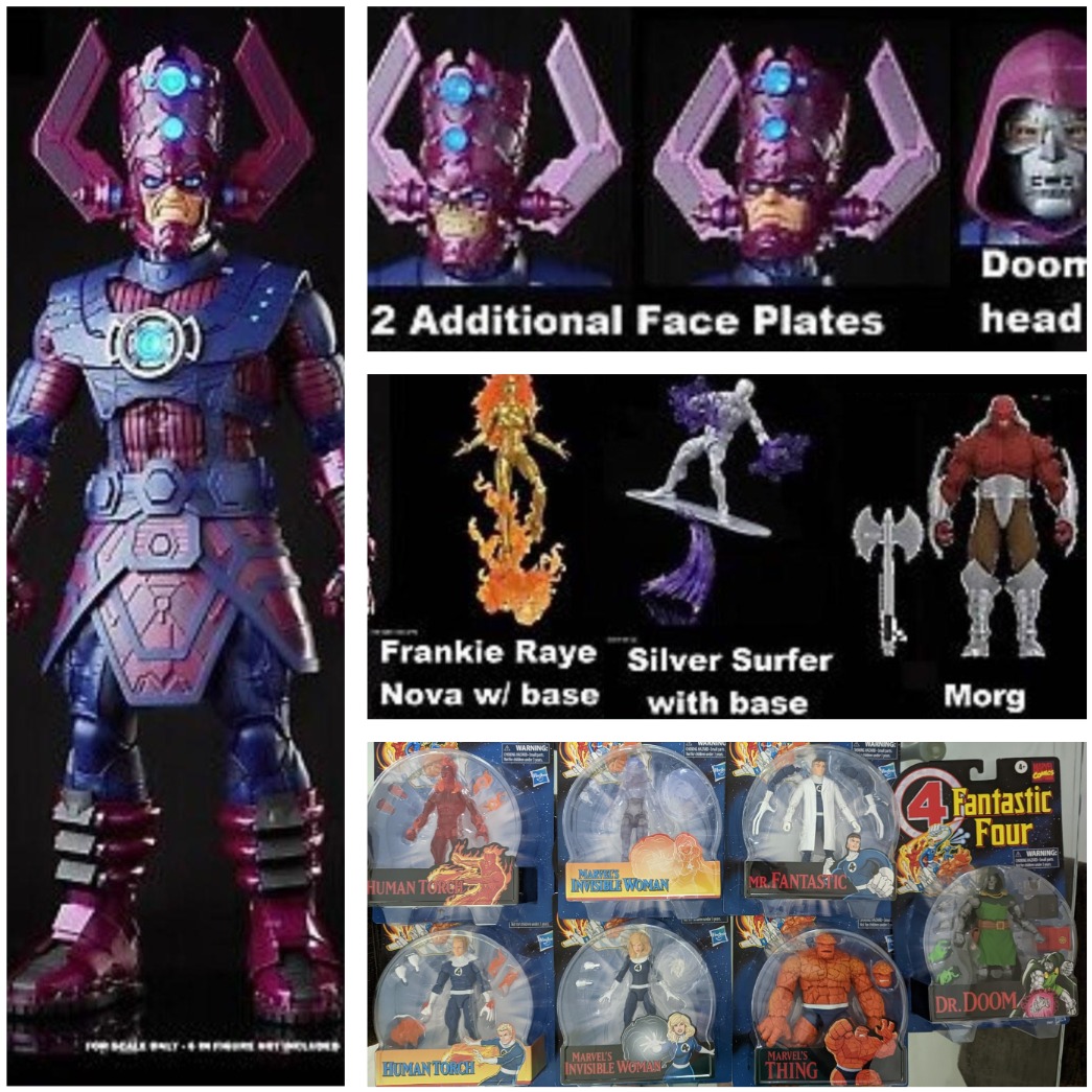 November SALE! Marvel Legends HASLAB Galactus + Fantastic Four Vintage ...