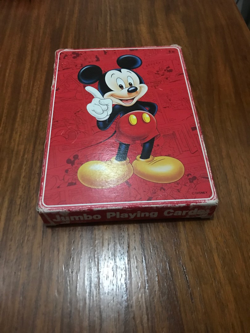 Mickey Mouse playing cards ( limited edition ), Hobbies & Toys ...