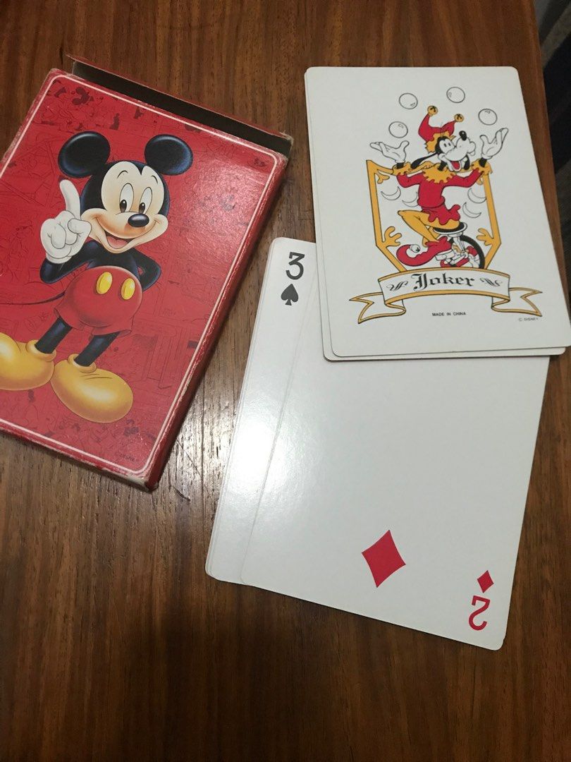 Mickey Mouse playing cards ( limited edition ), Hobbies & Toys ...