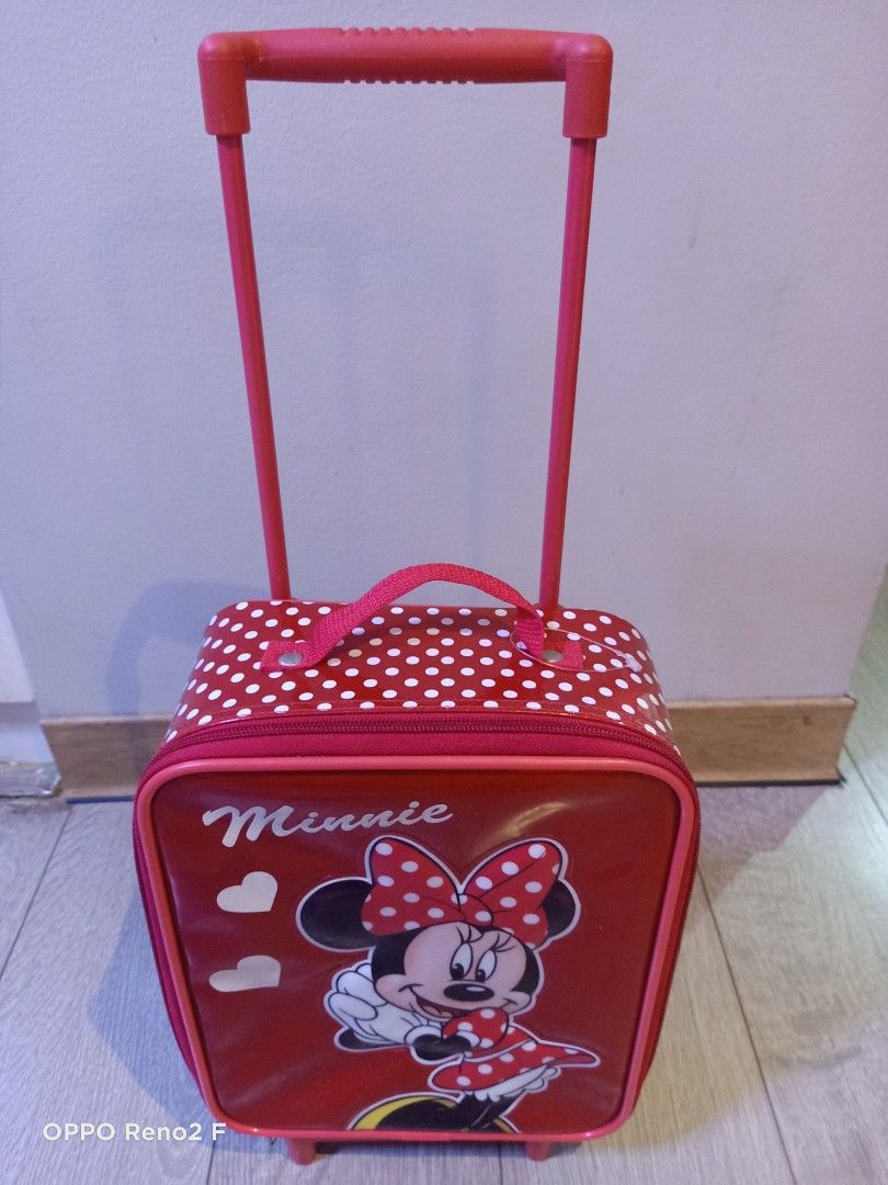 Minnie mouse trolley bag, Hobbies & Toys, Travel, Travel Essentials ...